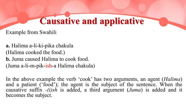 Morphology-Syntax Interface | PPTX
