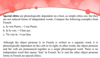 Morphology-Syntax Interface | PPTX
