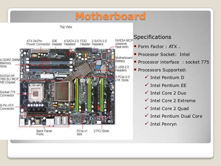 11. motherboard (interface)