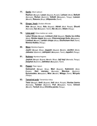 11 names-of-foodstuffs-in-indian-languages | PDF