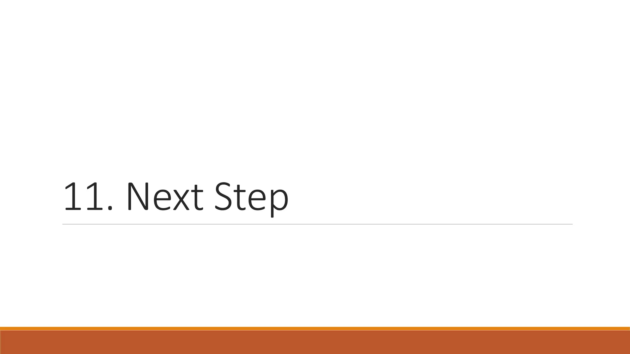11 next step | PPT