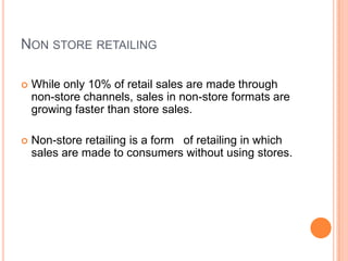 11.non store retailing.2011