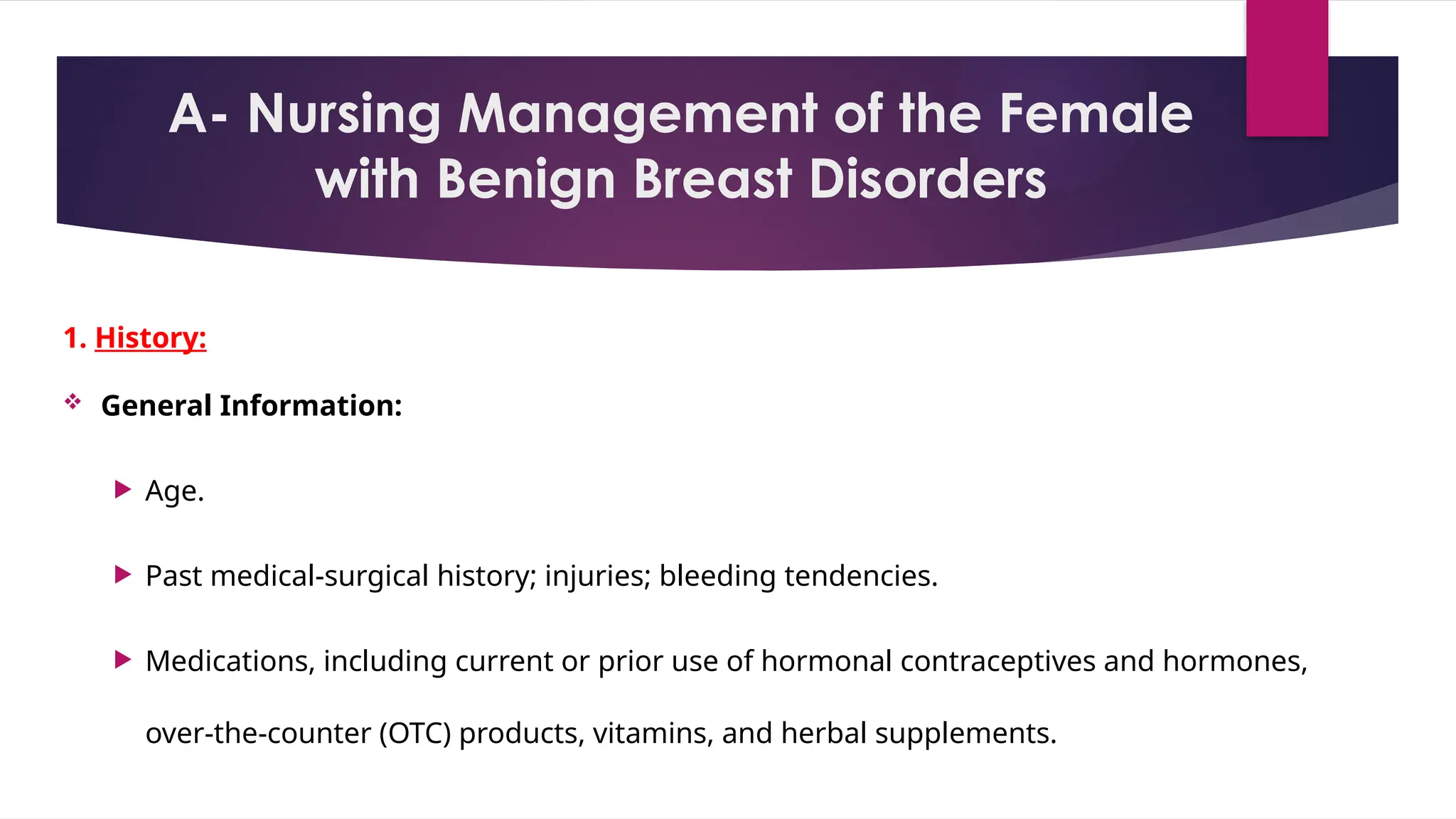 --11-- Nursing Management of the Female with Benign Breast.pptx