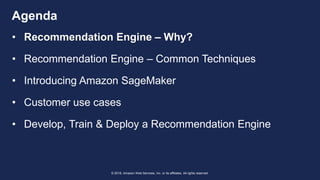 Build Your Recommendation Engine on AWS Today! | PPT