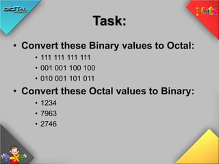 11 octal number system | PPTX