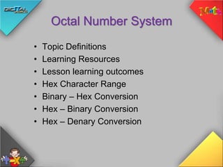 11 octal number system | PPTX