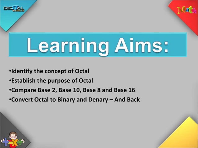11 octal number system | PPTX | Technology & Computing