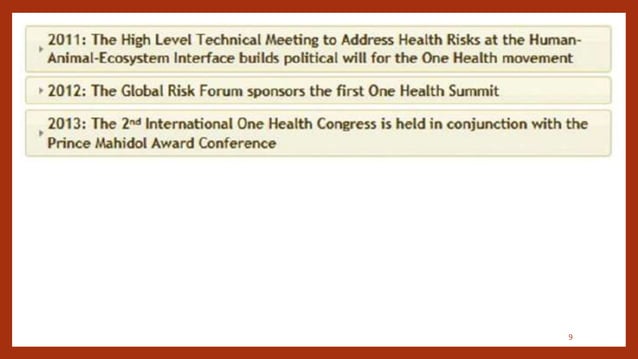 ONE HEALTH | PPTX | Infectious Diseases | Diseases and Conditions