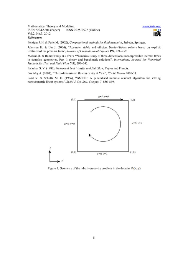 11.on the solution of incompressible fluid flow equations | PDF