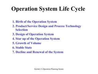 11 Operation System Design And Planning | PPT