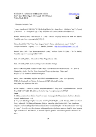 11.orientalism in james joyces araby | PDF