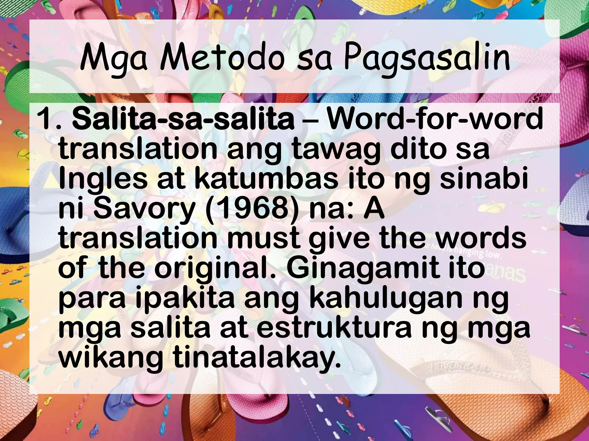 11. pagsasalin | PPTX