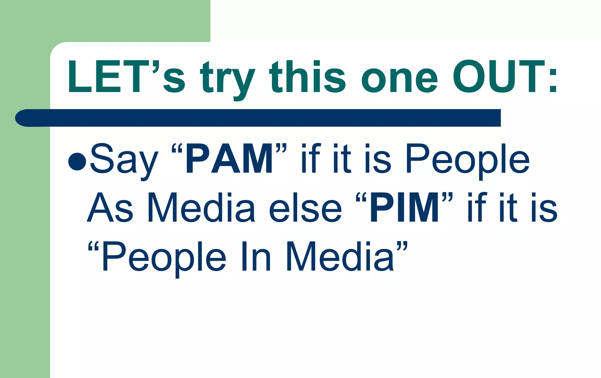 People Media - Media and Information Literacy (MIL) | PPTX