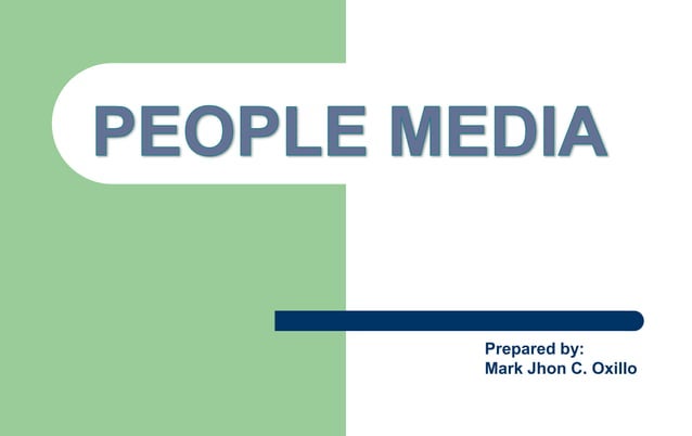 People Media - Media and Information Literacy (MIL) | PPTX | Internet ...