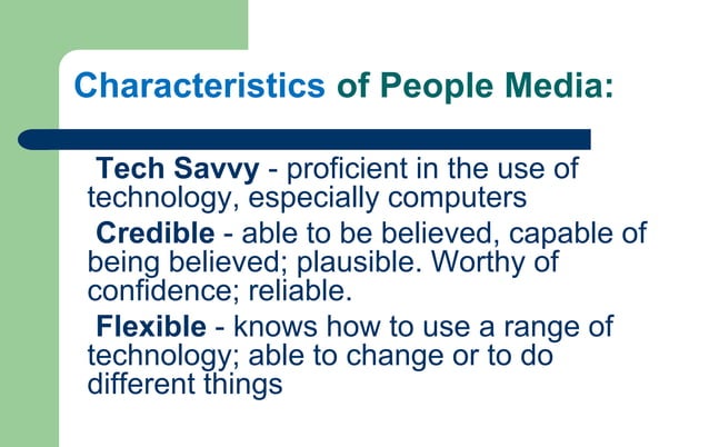 People Media - Media and Information Literacy (MIL) | PPTX | Internet ...