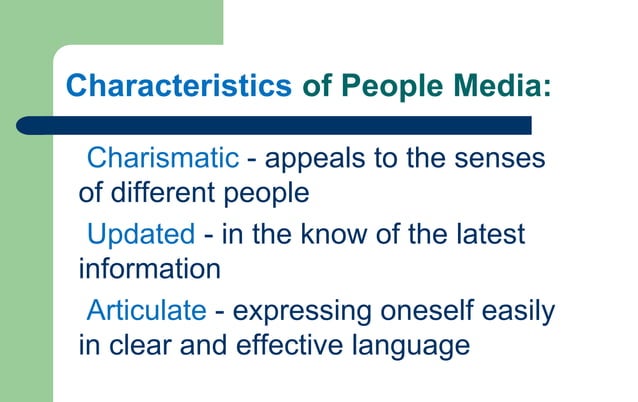 People Media - Media and Information Literacy (MIL) | PPTX | Internet ...