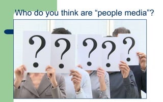 People Media - Media and Information Literacy (MIL) | PPTX