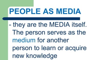People Media - Media and Information Literacy (MIL) | PPTX