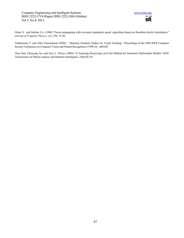 11performance Evaluation Of Geometric Active Contour Gac And