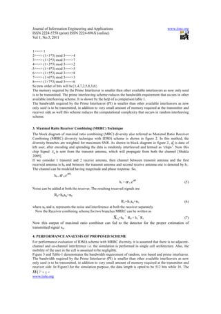 11.performance evaluation of maximal ratio receiver combining diversity with prime interleaver ...
