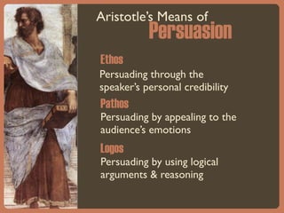 Persuasive Speaking and Means of Persuasion | PPT