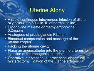 11.Postpartum+Hemorrhage | PPT | Pregnancy | Reproductive Health