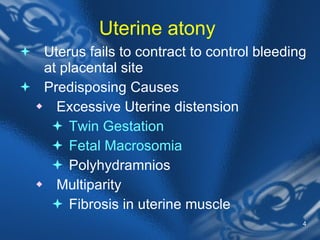 11.Postpartum+Hemorrhage | PPT | Pregnancy | Reproductive Health