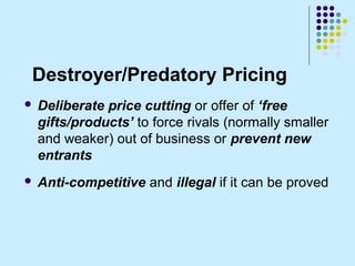 PPT on pricing strategies | PPT