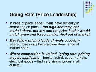 PPT on pricing strategies | PPT