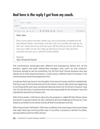 11 principles to achieve financial freedom sample chapter | PDF