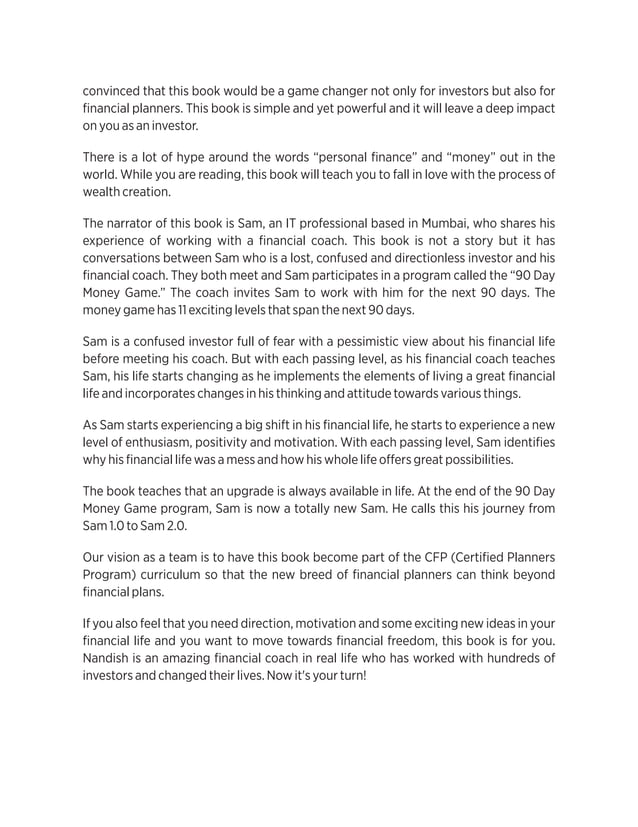 11 principles to achieve financial freedom sample chapter | PDF