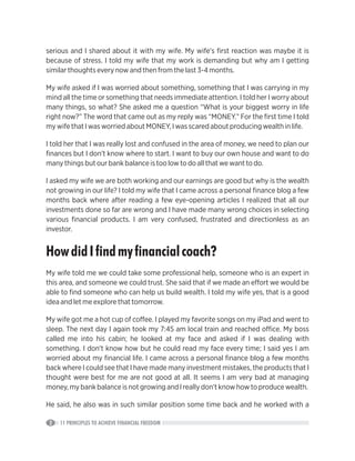 11 principles to achieve financial freedom sample chapter | PDF