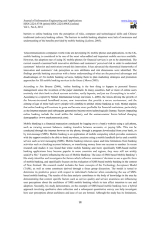 11.problems and prospects of mobile banking in bangladesh | PDF | Phone ...