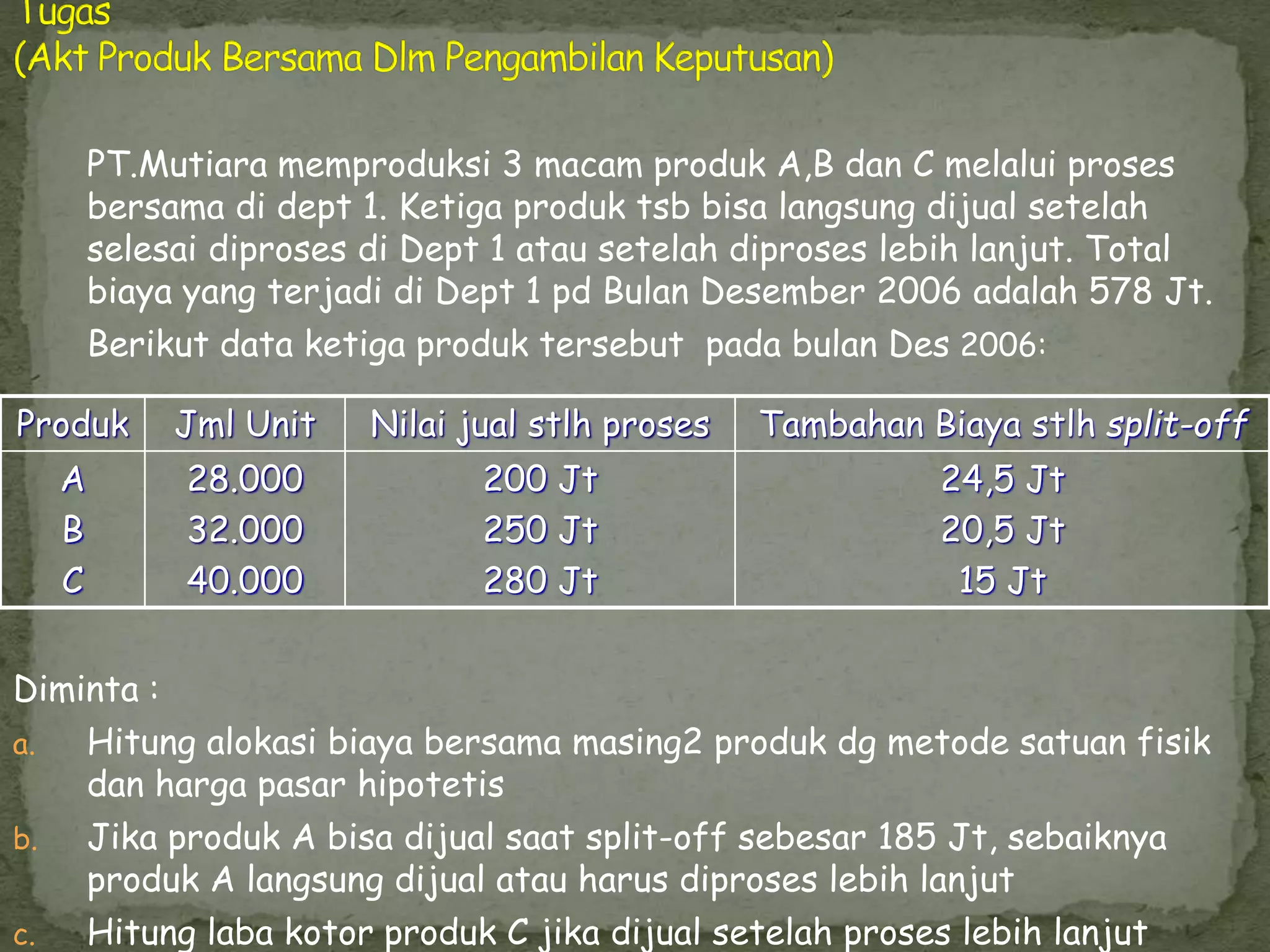 11 produk-bersama-dan-produk-sampingan | PPTX