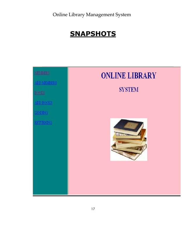 online library management system | PDF