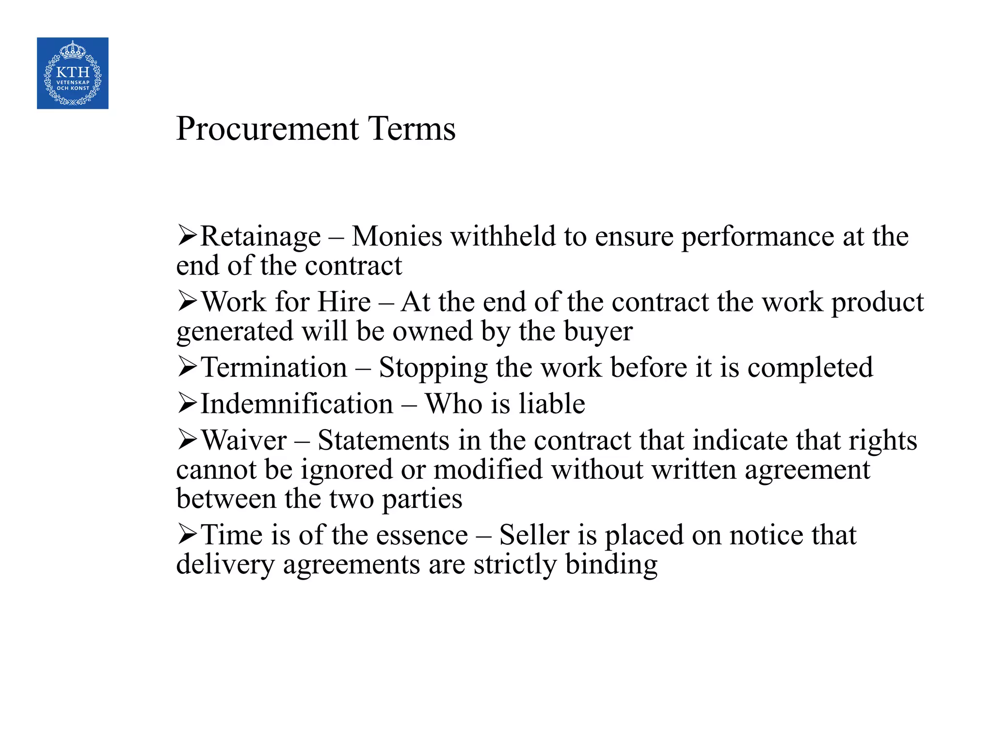 Project Procurement Management | PPTX