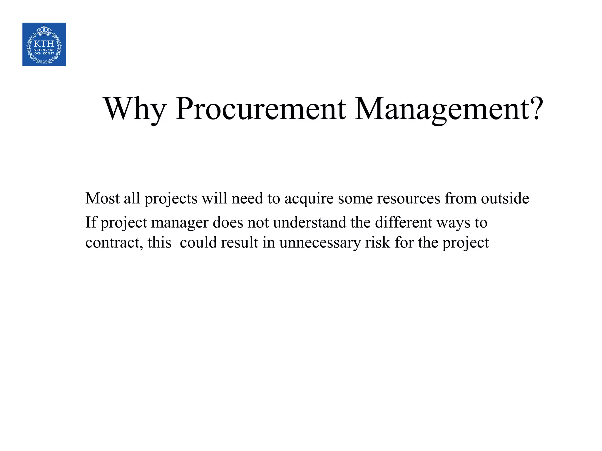 Project Procurement Management | PPTX