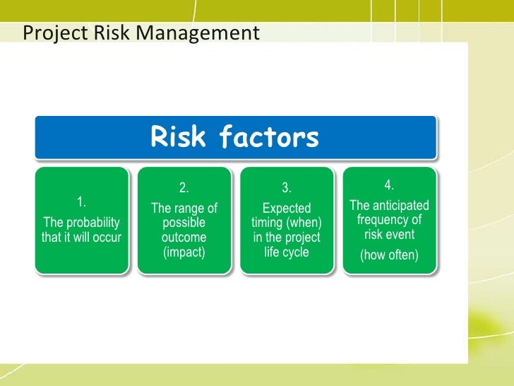 PMP Training - 11 project risk management
