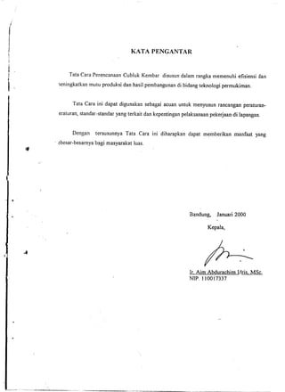 Tata Cara Perencanaan Cubluk Kembar | PDF