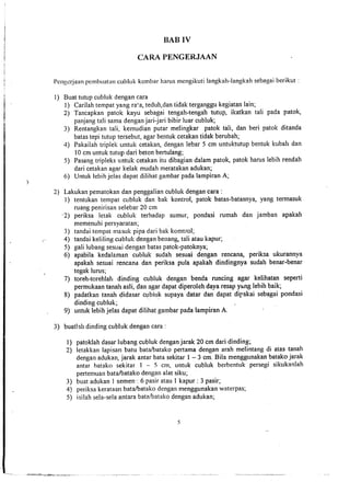 Tata Cara Perencanaan Cubluk Kembar | PDF