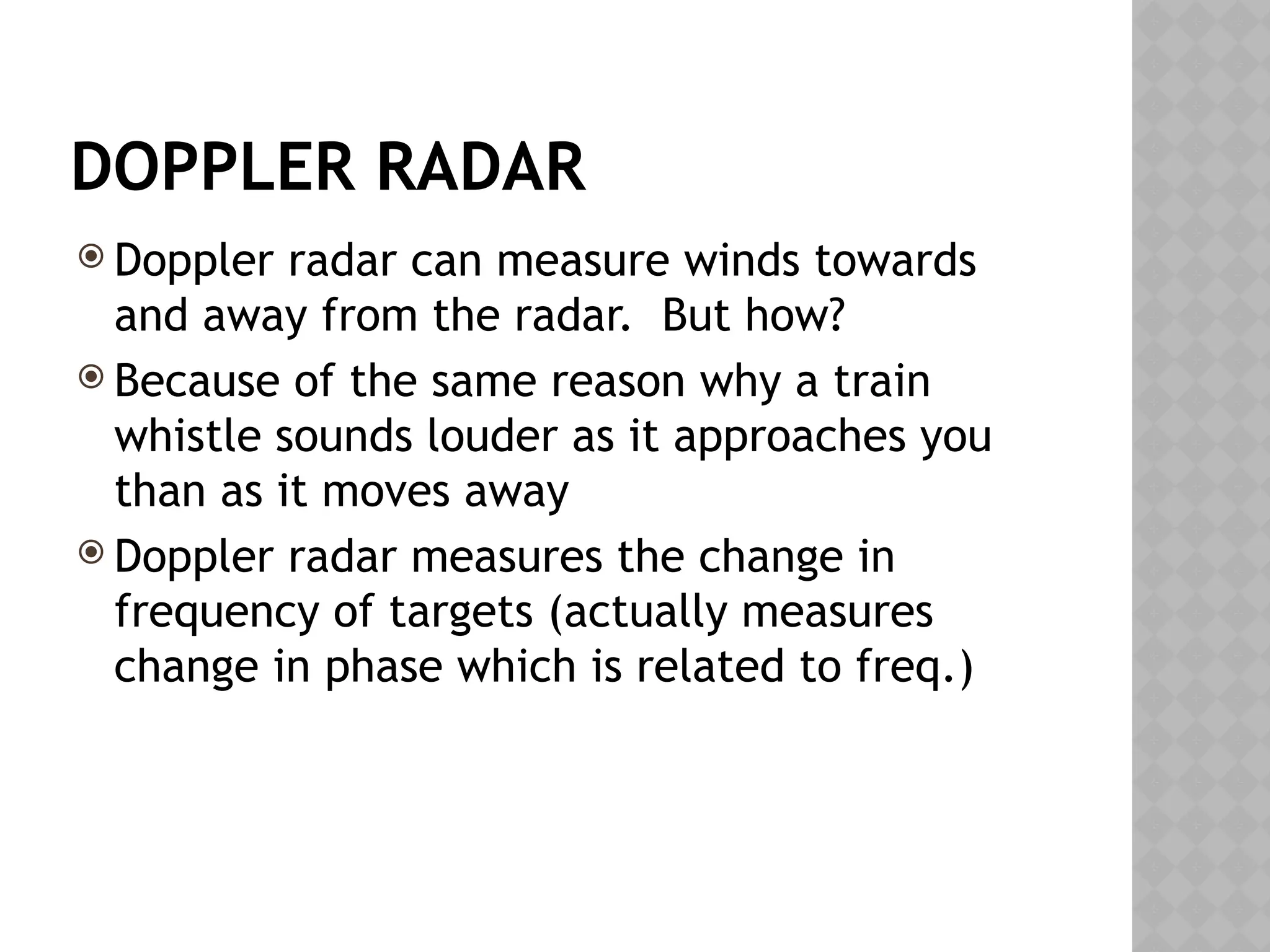 11-Radar-Fundamentals-Principles of radar Radar antenna Radar modes ...