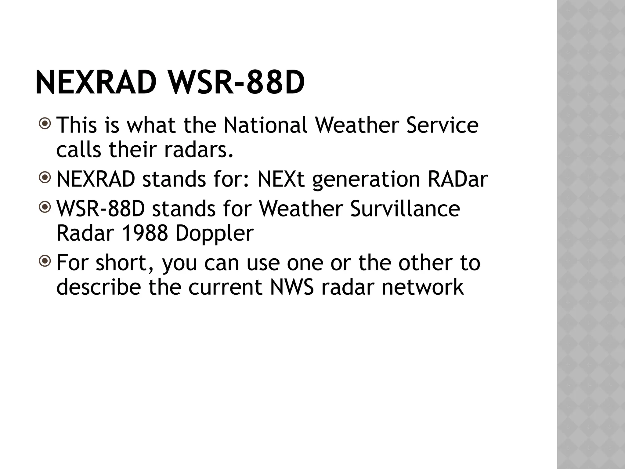11-Radar-Fundamentals-Principles of radar Radar antenna Radar modes ...