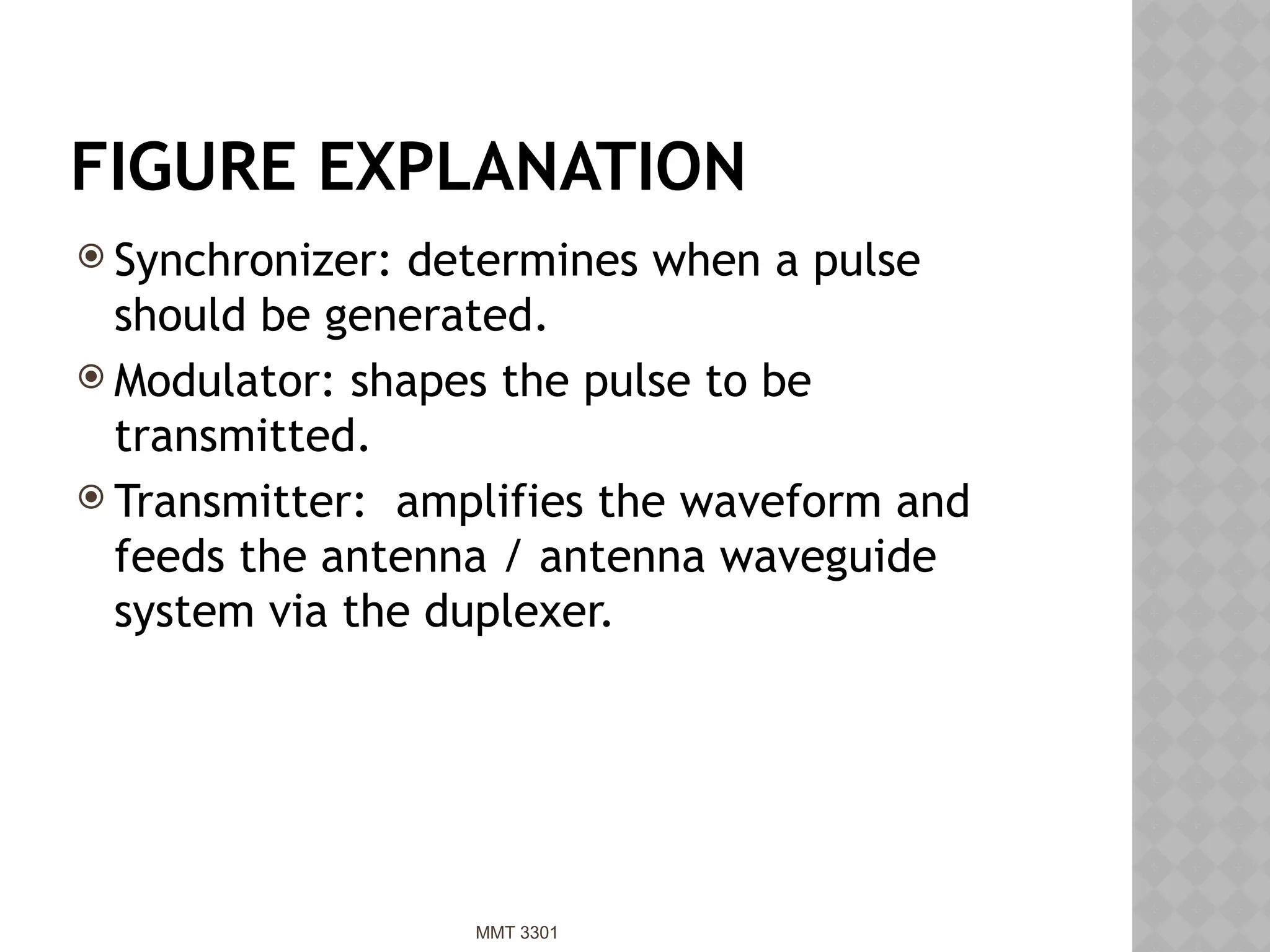 11-Radar-Fundamentals-Principles of radar Radar antenna Radar modes ...