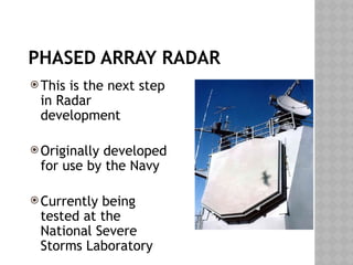 11-Radar-Fundamentals-Principles of radar Radar antenna Radar modes ...