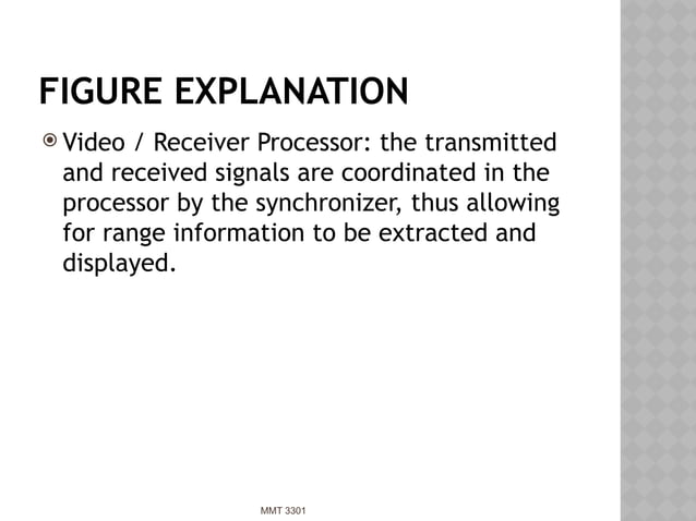11-Radar-Fundamentals-Principles of radar Radar antenna Radar modes ...