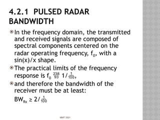 11-Radar-Fundamentals-Principles of radar Radar antenna Radar modes ...