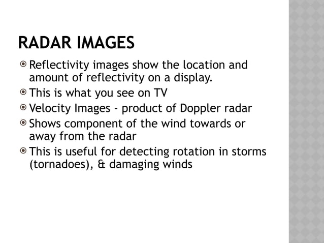 11-Radar-Fundamentals-Principles of radar Radar antenna Radar modes ...
