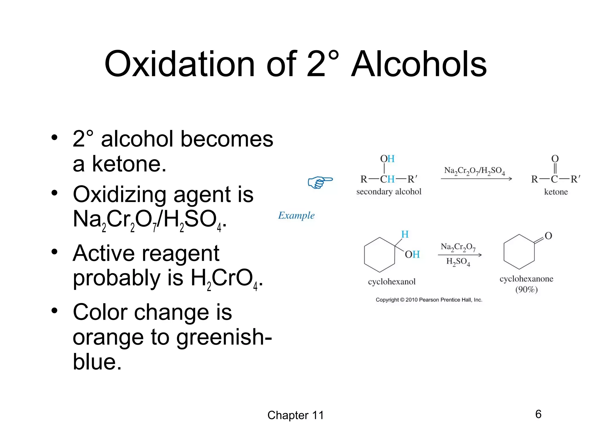 11 - Reactions of Alcohols - Wade 7th | PPT