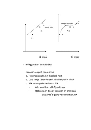 11. regresi linier sederhana | DOC