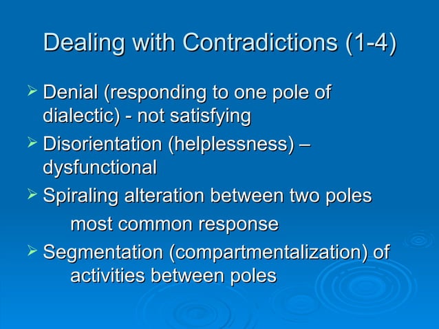 Relational Dialectics | PPT